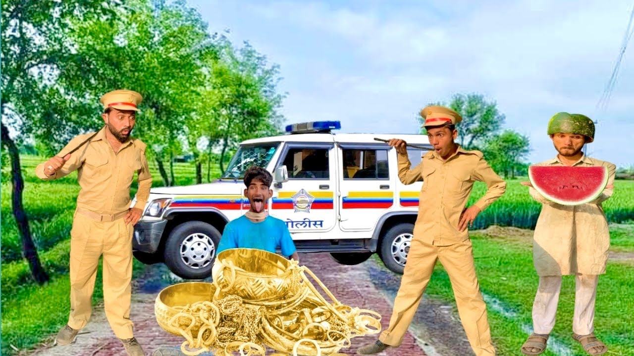 Police And Watermelon Thief | Funny For You😂 Amazing Comedy Story Don’t ...