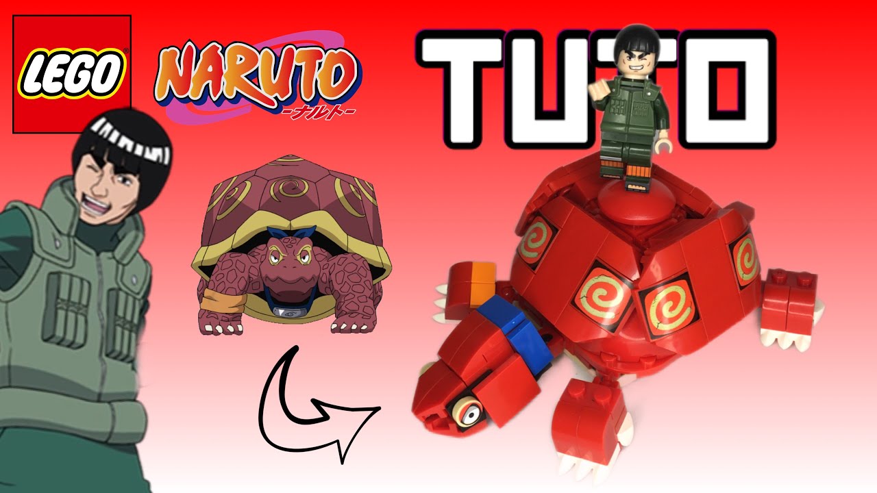 TUTO LEGO NARUTO NINGAME / GAÏ SENSEI NINJA TURTLE - YouTube