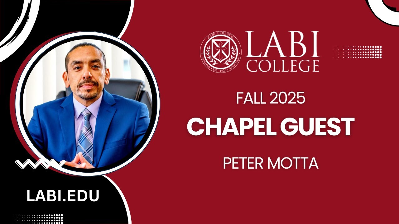 Chapel 09/17/2025 with Peter Motta - YouTube