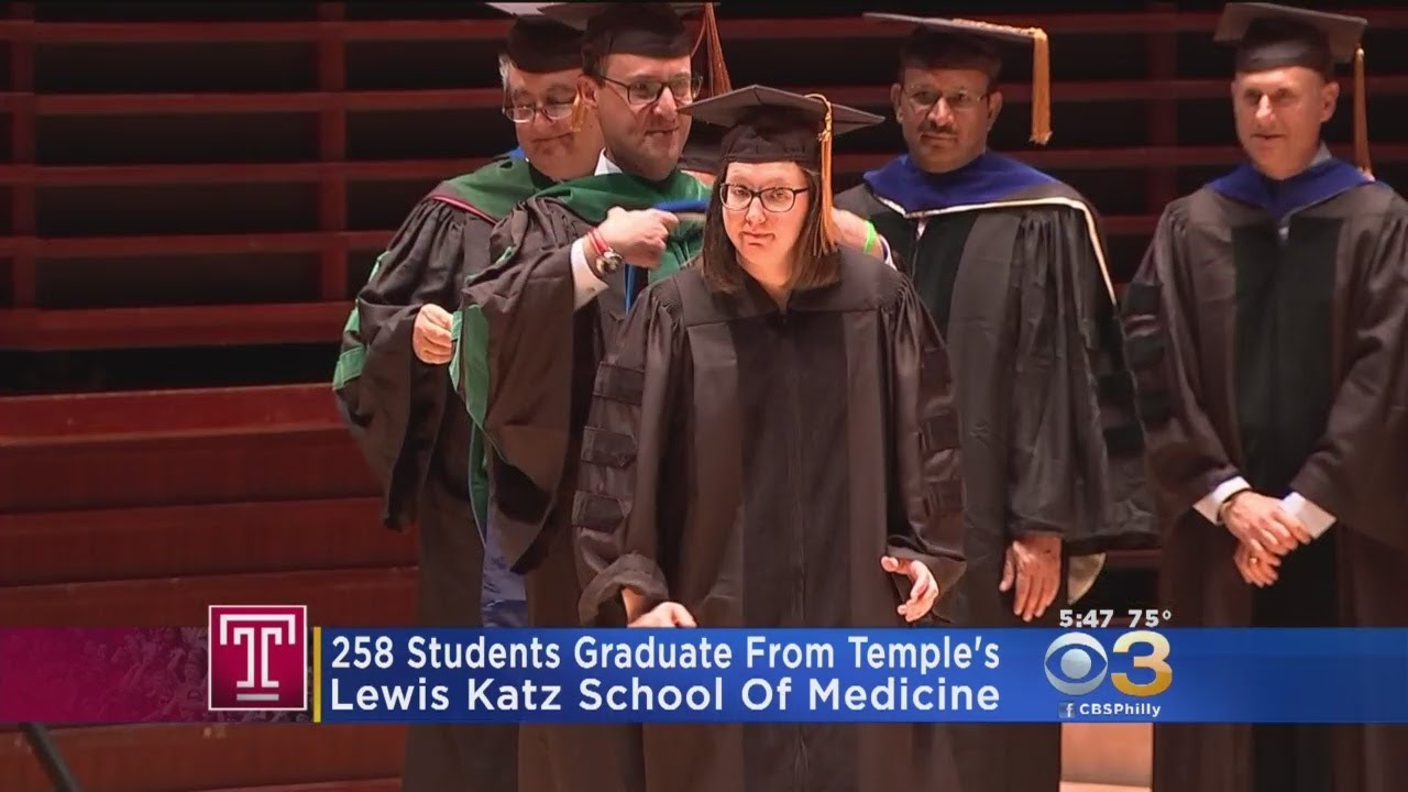 258 Students Graduate From Temple University's School Of Medicine - YouTube