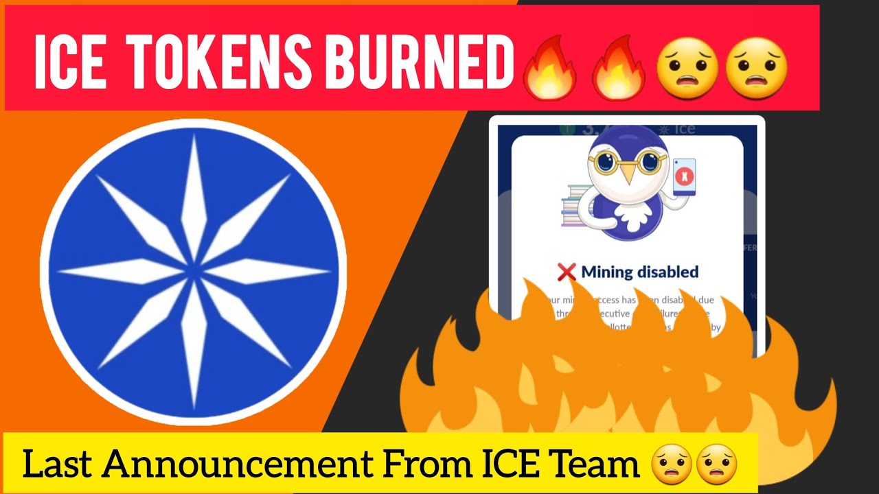 Ice Network Mining App | ICE Token Burning 🔥🔥😟 | Ice Network New update ...