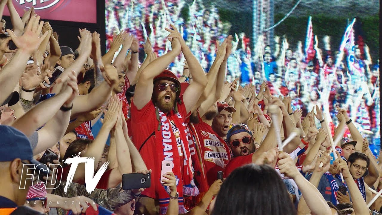 FC Dallas fans celebrate LHUSOC win with Viking chant - YouTube