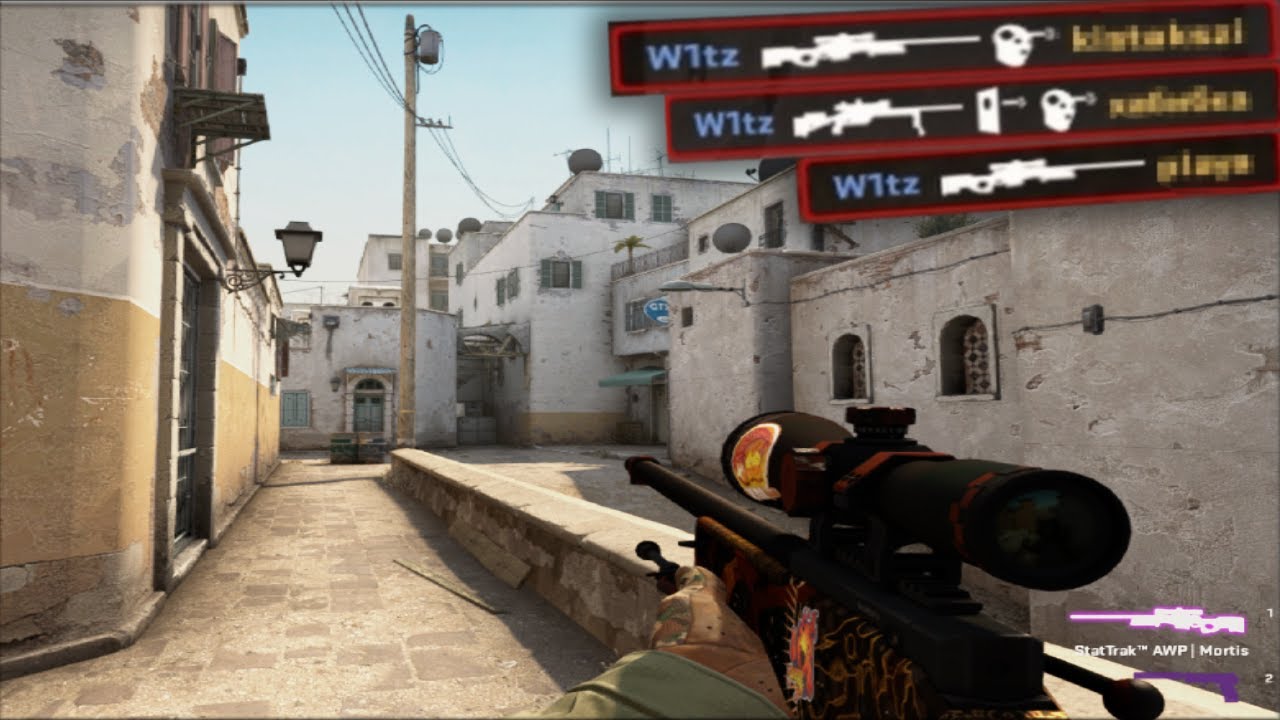 GIRL IS PLAYING CS GO WITH AWP. Witz Best AWP Moments - YouTube