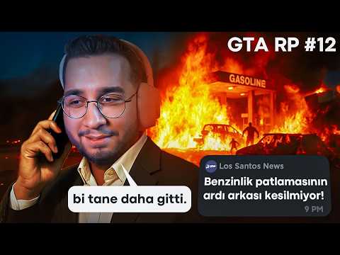 AYNI ANDA ŞEHİRDEKİ BENZİNLİKLERİ PATLATTIK!! | GTA 5 ROLEPLAY | 12.BÖLÜM