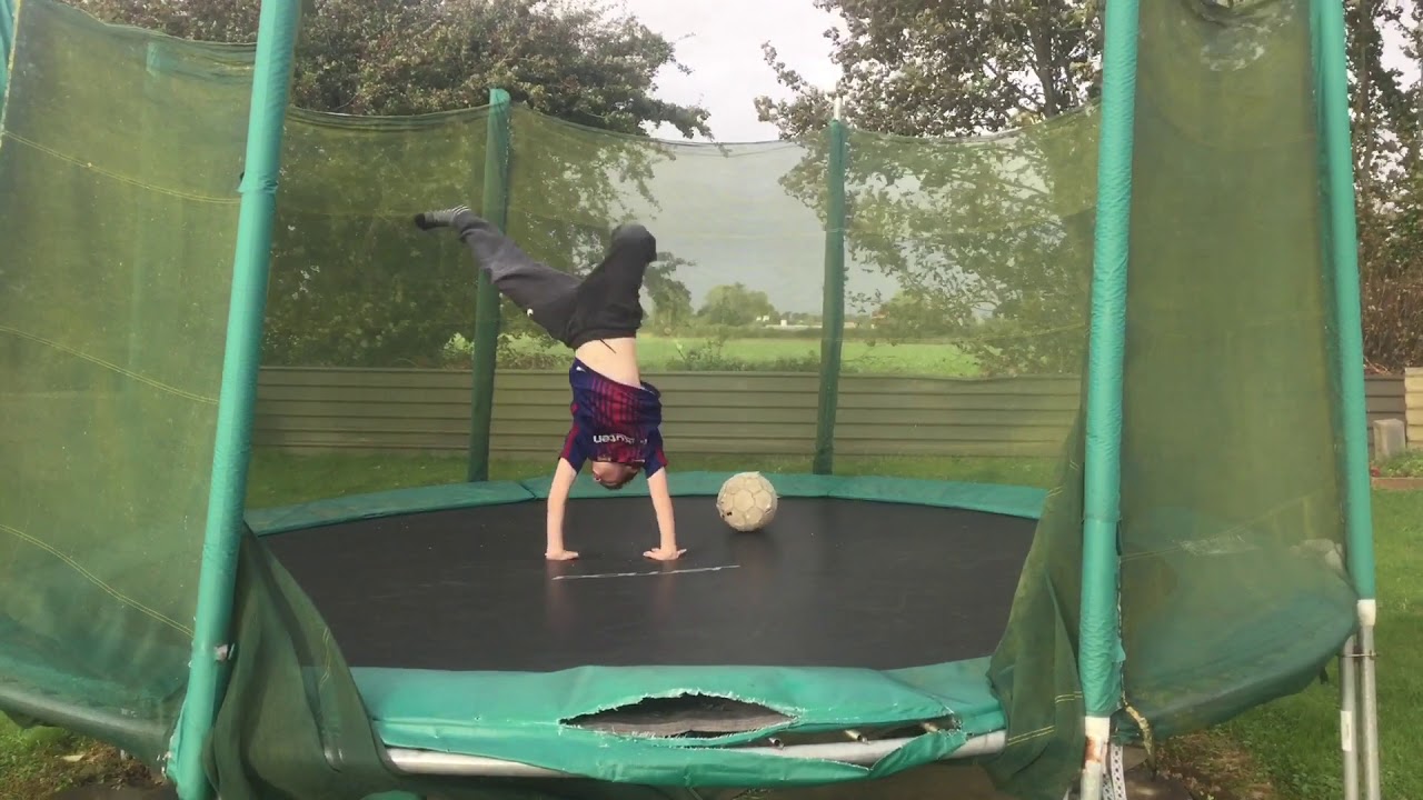 Trampoline Football - YouTube