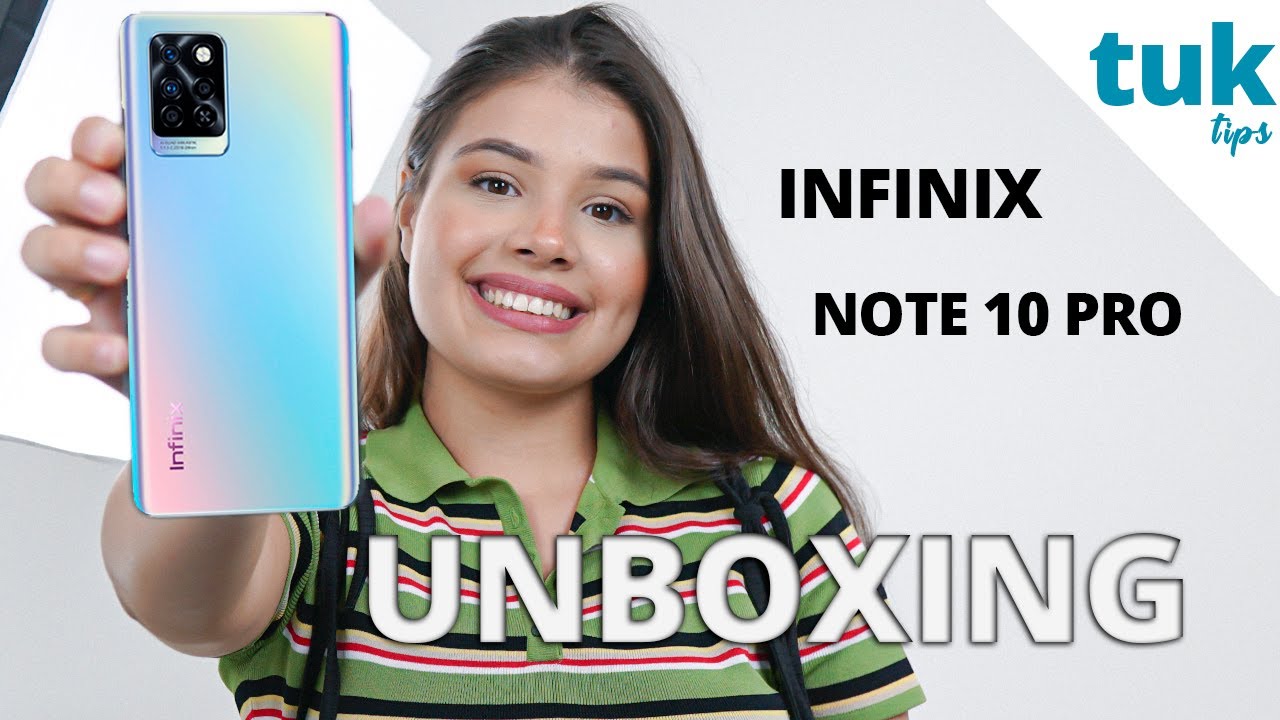 UNBOXING do INFINIX NOTE 10 PRO - YouTube