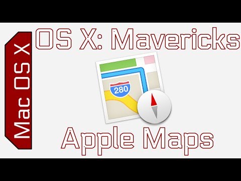 Mac OS X Mavericks Apple Maps (Walkthrough) - YouTube