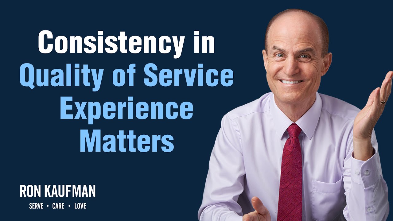 Consistency in Quality of Service Experience Matters - YouTube