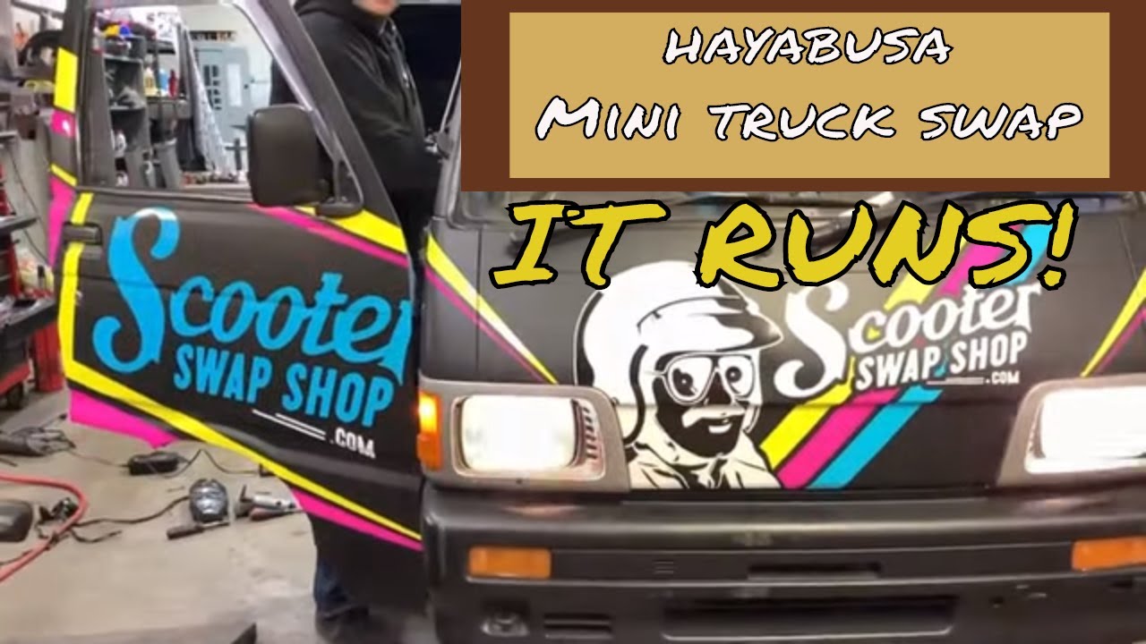 Hayabusa mini truck swap video 5 - YouTube
