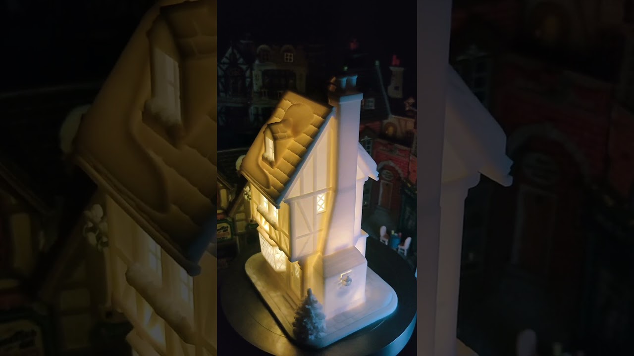 Christmas House with light, 3D Printed - YouTube