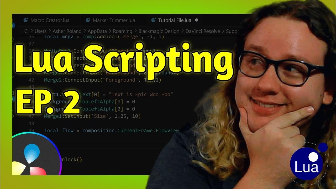 Your First Script for DaVinci Resolve: Timelines, Media, and Fusion Nodes - YouTube