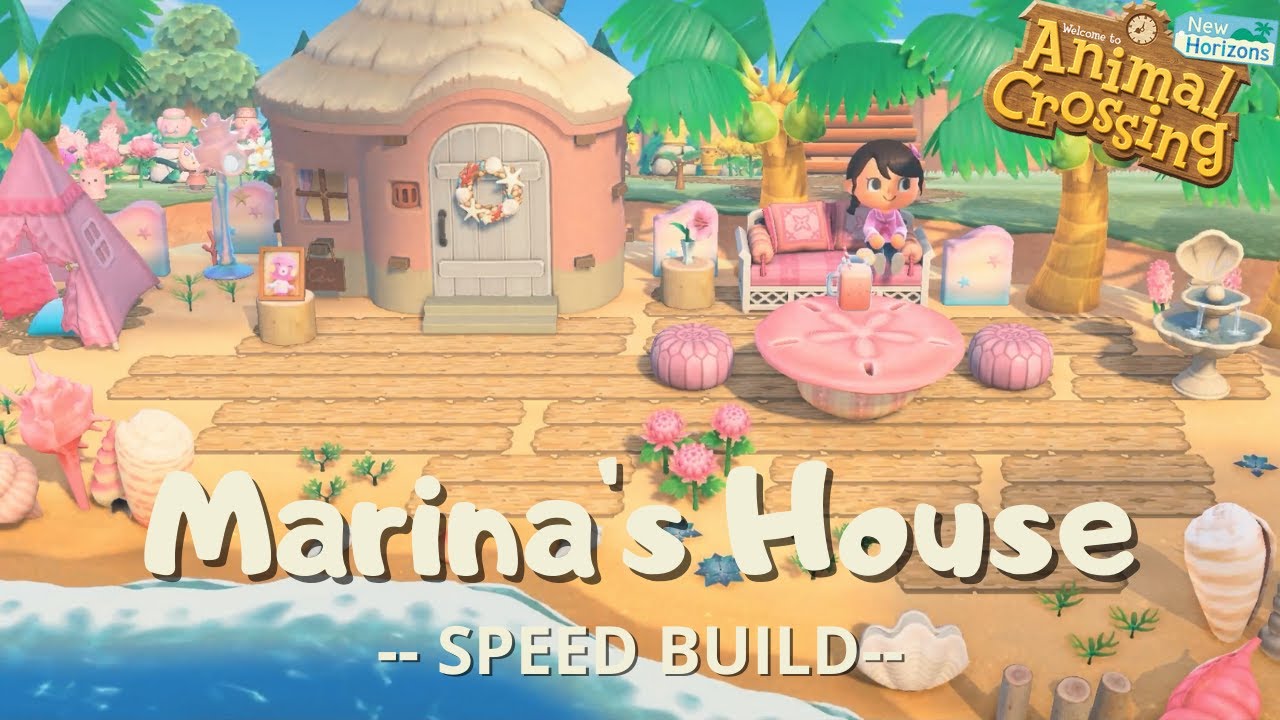 Marina's House - Speed Build - Animal Crossing New Horizons - YouTube