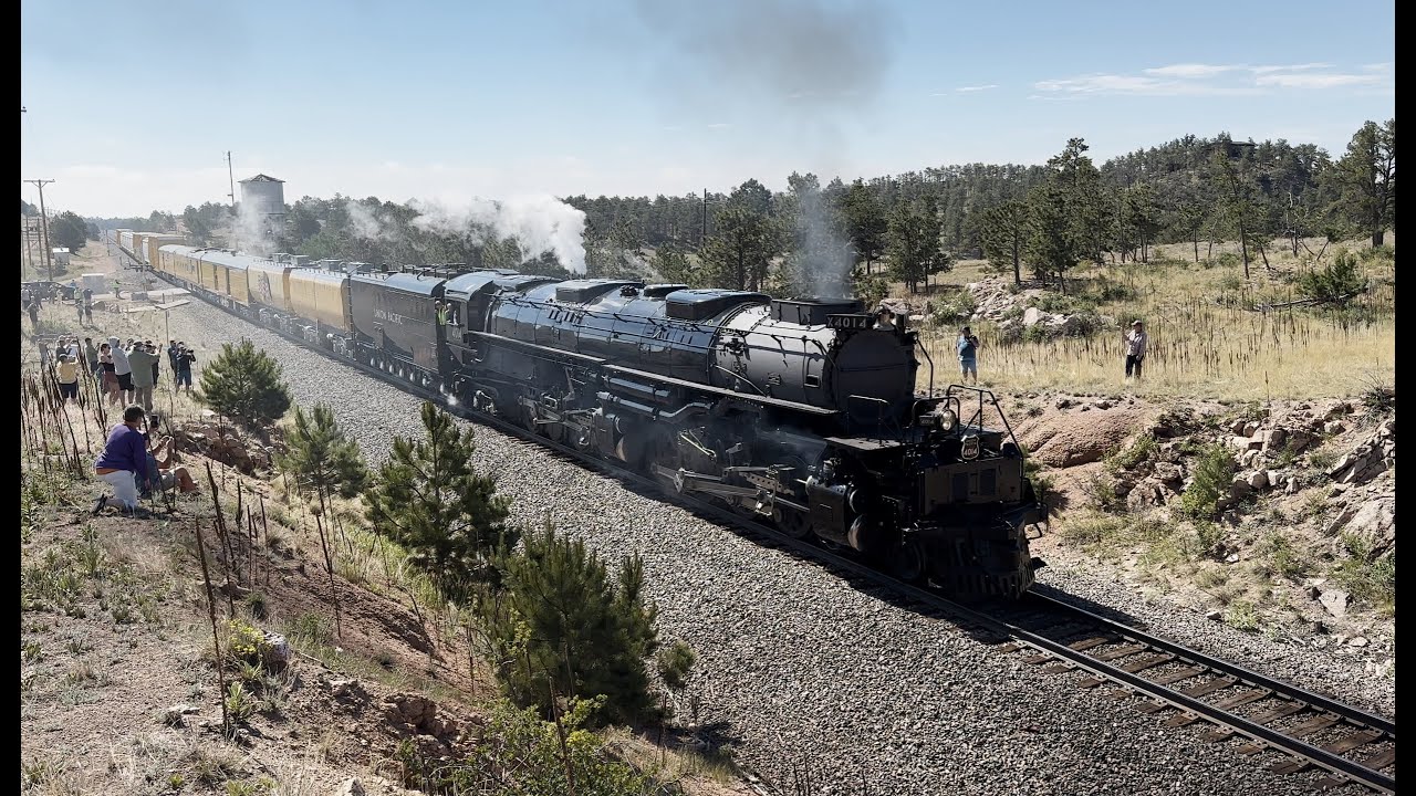 Union Pacific Big Boy #4014 Steam Train Highball Harriman, WY ...