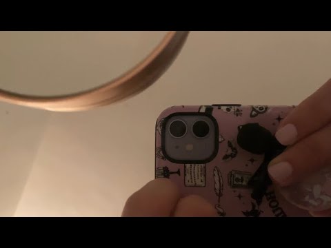 Tapping mirror asmr tingly triggers - YouTube