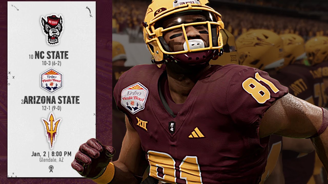 College Football 25 | Road to Glory | WR | Arizona St | QUARTERFINAL ...