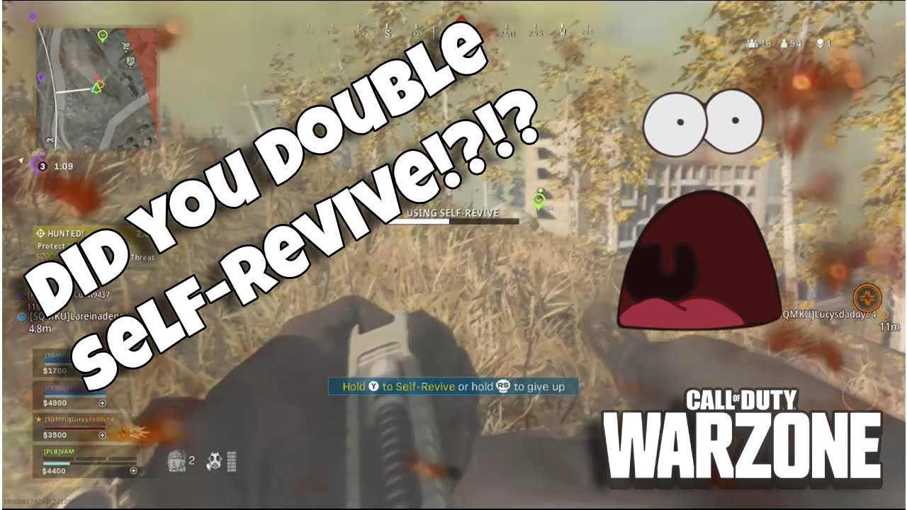 DOUBLE Self-Revive Kit *GLITCH* In COD: WARZONE!? - YouTube