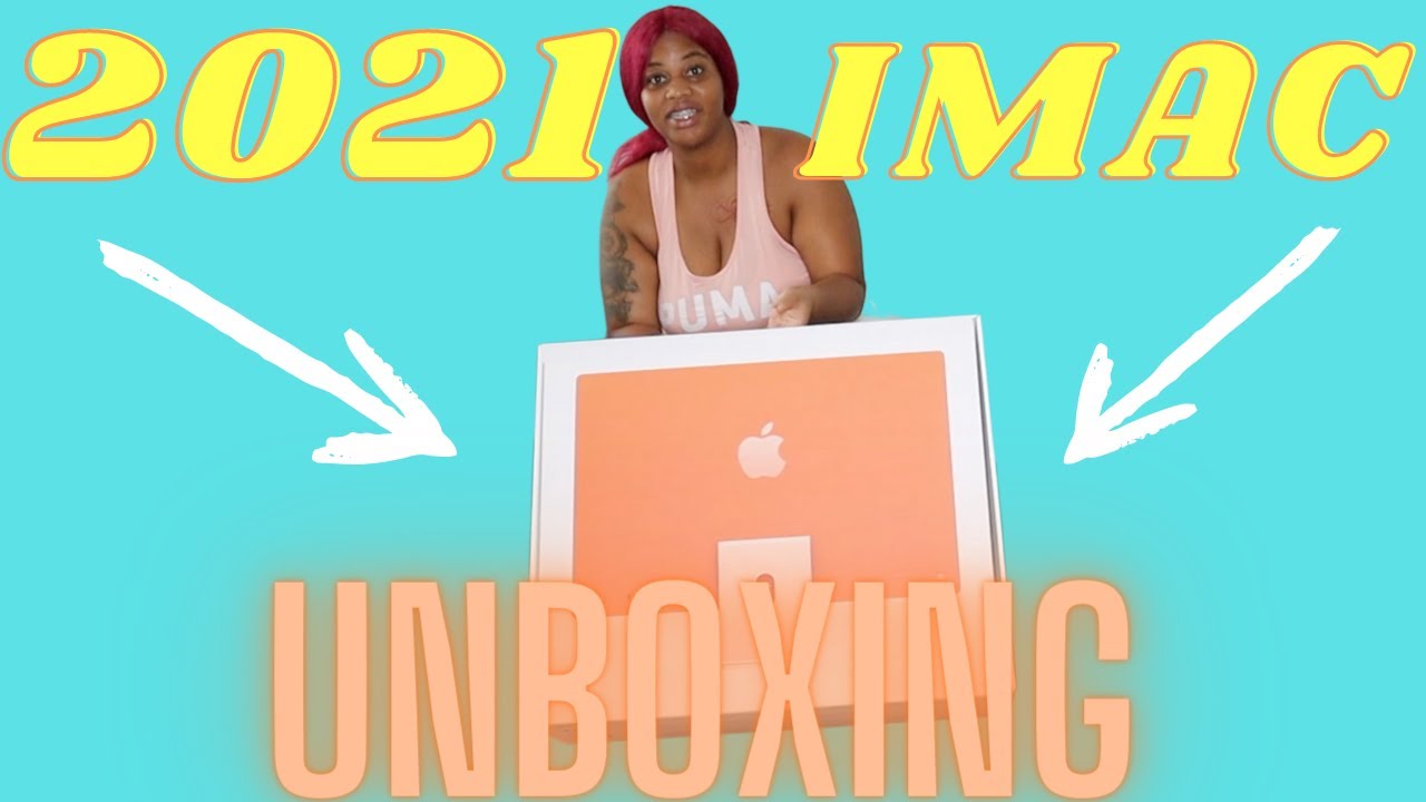 NEW IMAC 2021 ORANGE UNBOXING - YouTube