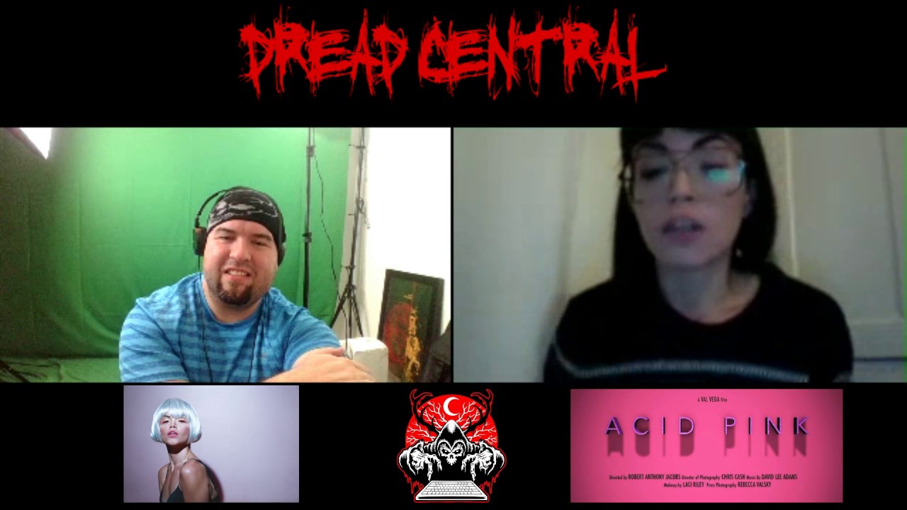 Dread Central Interview: Val Vega talks Acid Pink and More! - YouTube