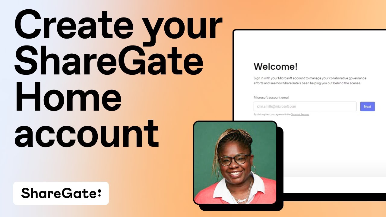 Create your ShareGate Home account - YouTube