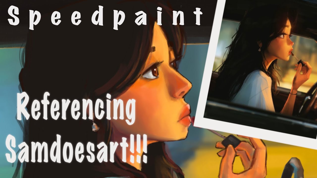 Doing A Redraw Of Samdoesart’s Painting! | Procreate Digital Drawing Speedpaint - YouTube