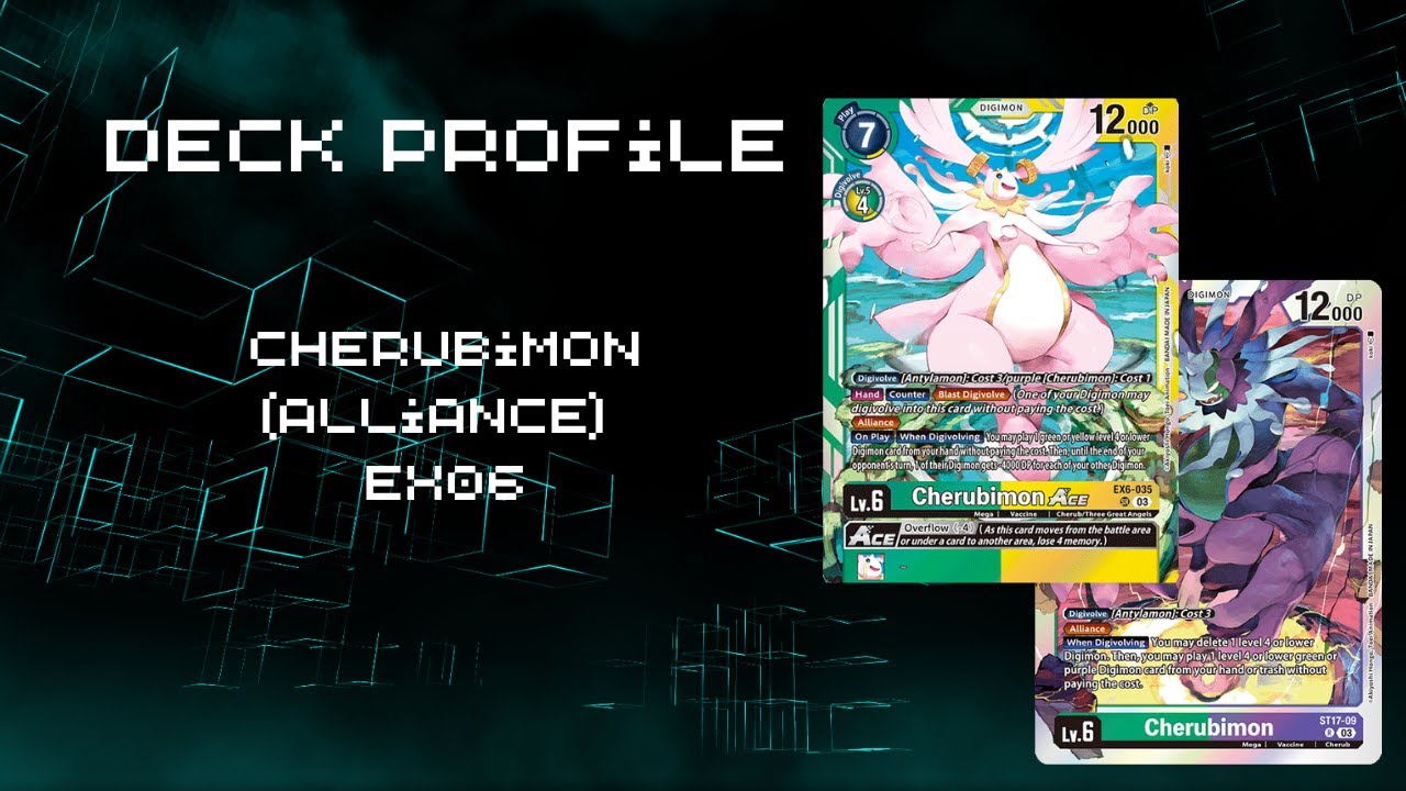Deck Profile - Cherubimon (Alliance) EX06 - YouTube