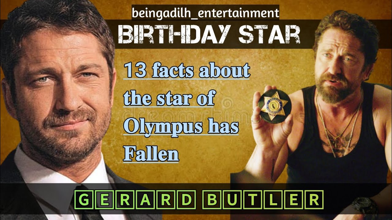 Actor Gerard Butler | Gerard Butler movies - YouTube