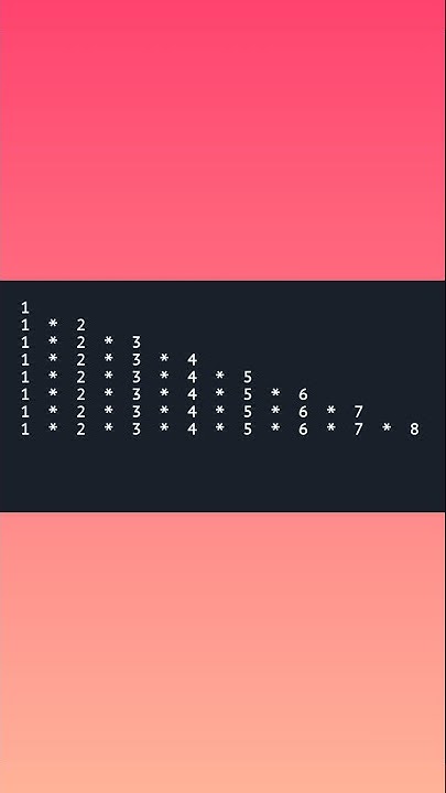 Shorts 🔥 Java Pattern Program Print Numbers And Stars Using For Loop Youtube 3429