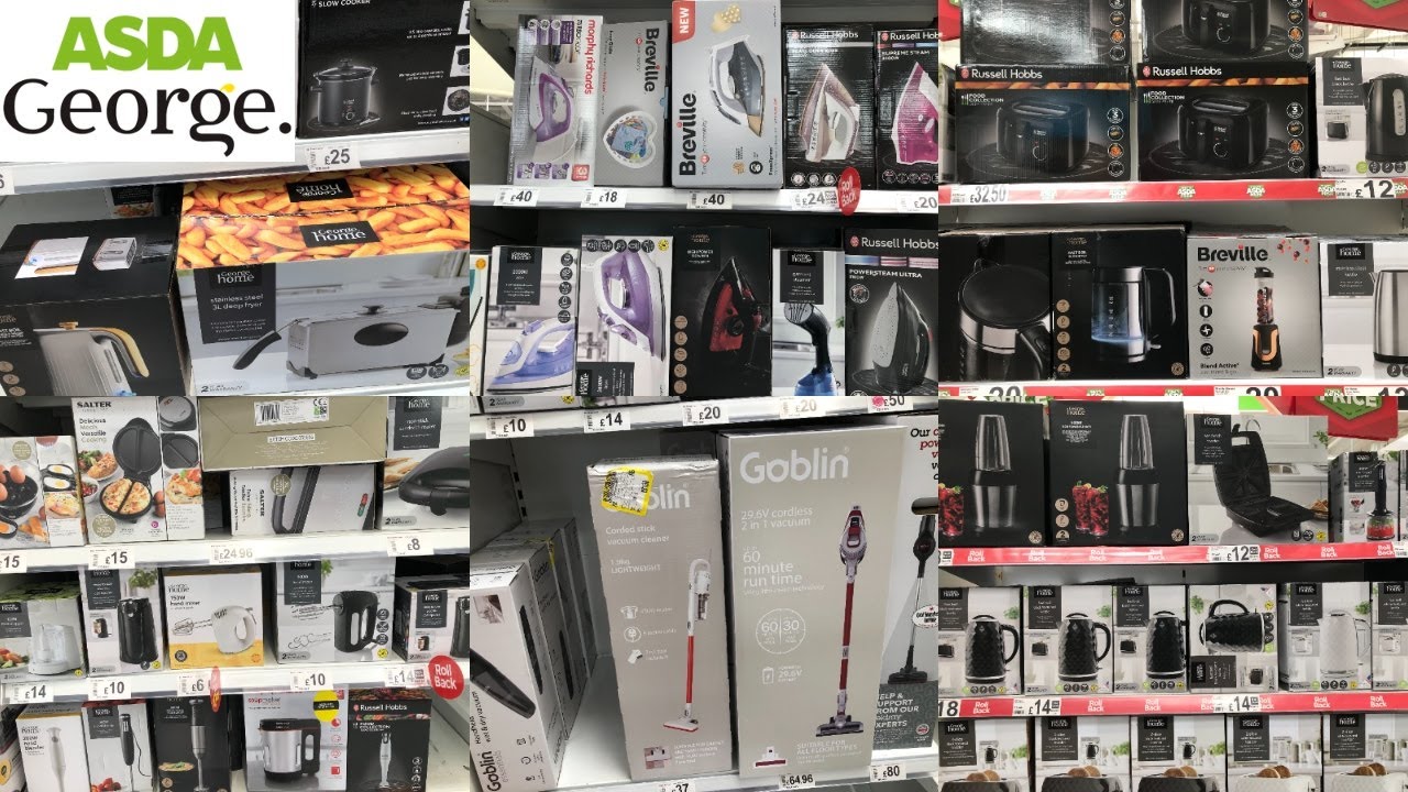 ASDA GEORGE HOME APPLIANCES WITH PRICE AUGUST 2021 | ASDA SHOPPING HAUL ...