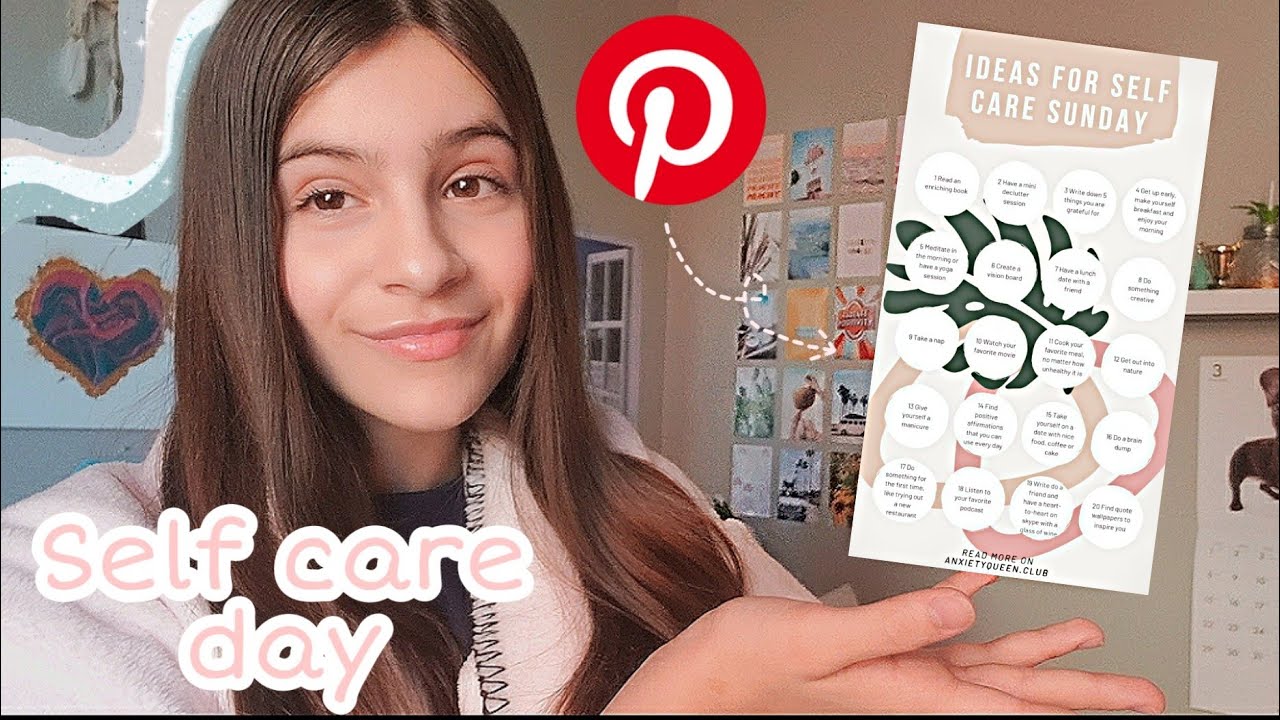 following the ULTIMATE self care day routine from pinterest - YouTube