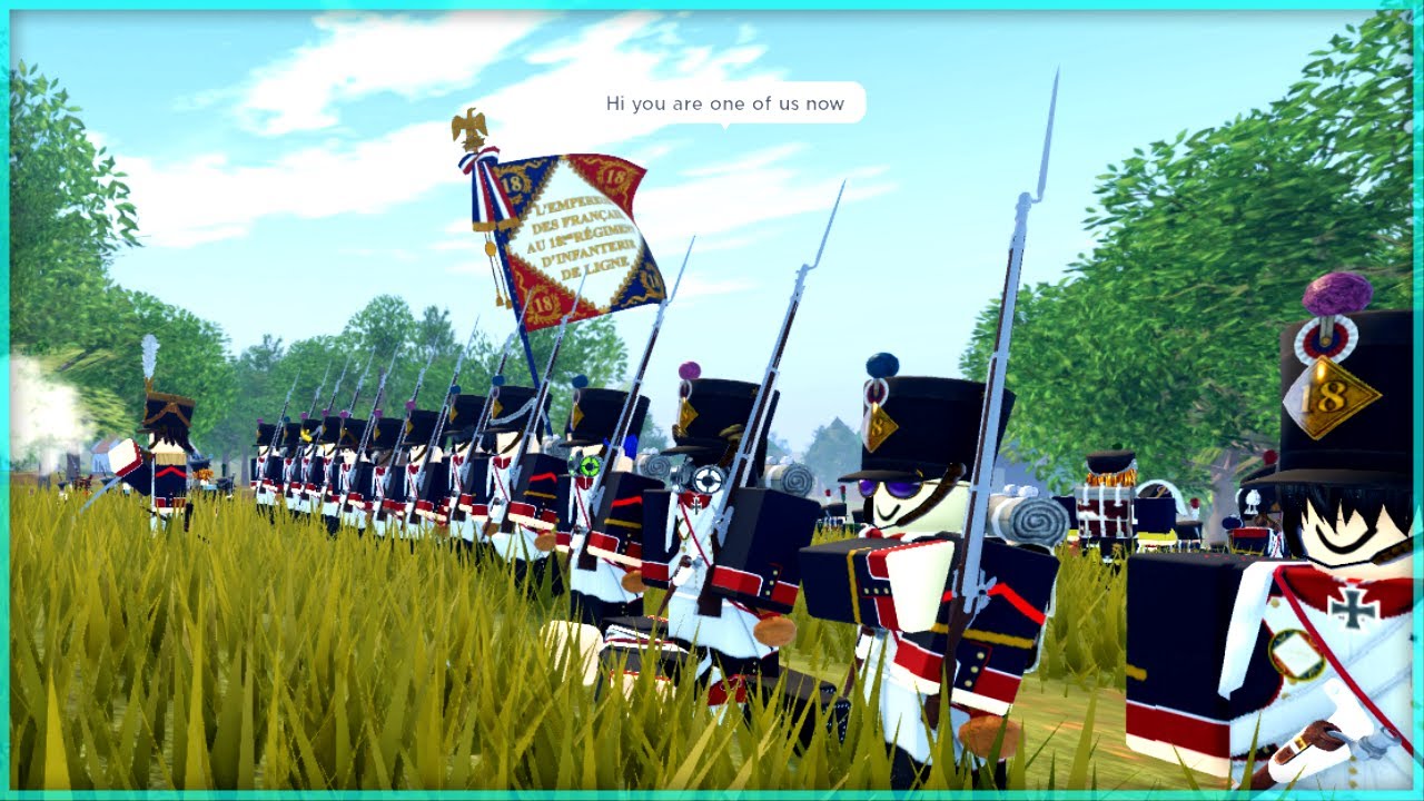 SURROUNDED BY ENEMIES! - Napoleonic Line Battle [ROBLOX] - YouTube