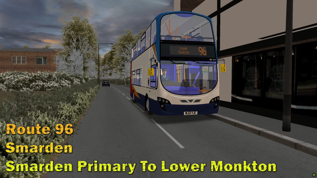 Omsi 2 Smarden - 96 Smarden Primary To Lower Monkton (Volvo B9TL) - YouTube