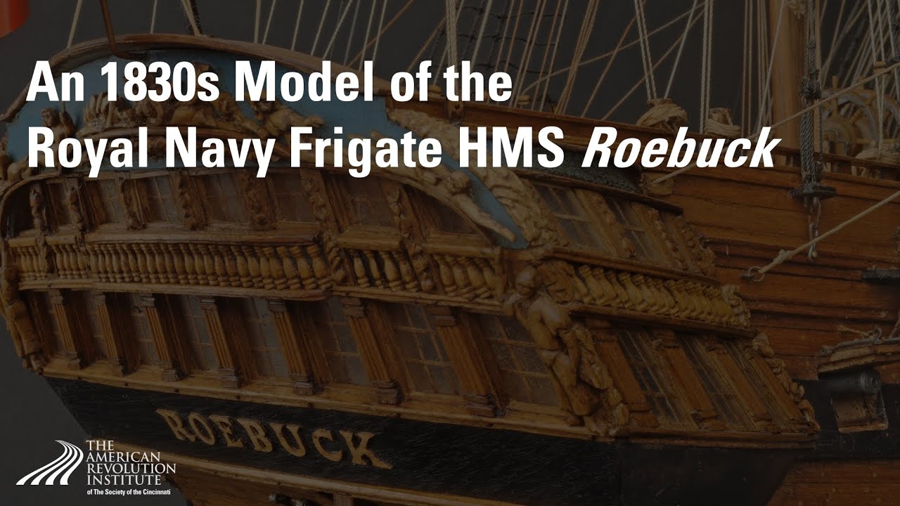 An 1830s Model of the Royal Navy Frigate HMS Roebuck - YouTube