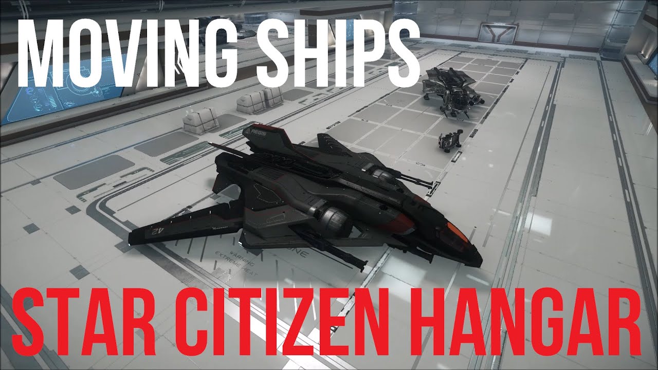 Star Citizen - You Can Move Ships in the Hangar?! - YouTube