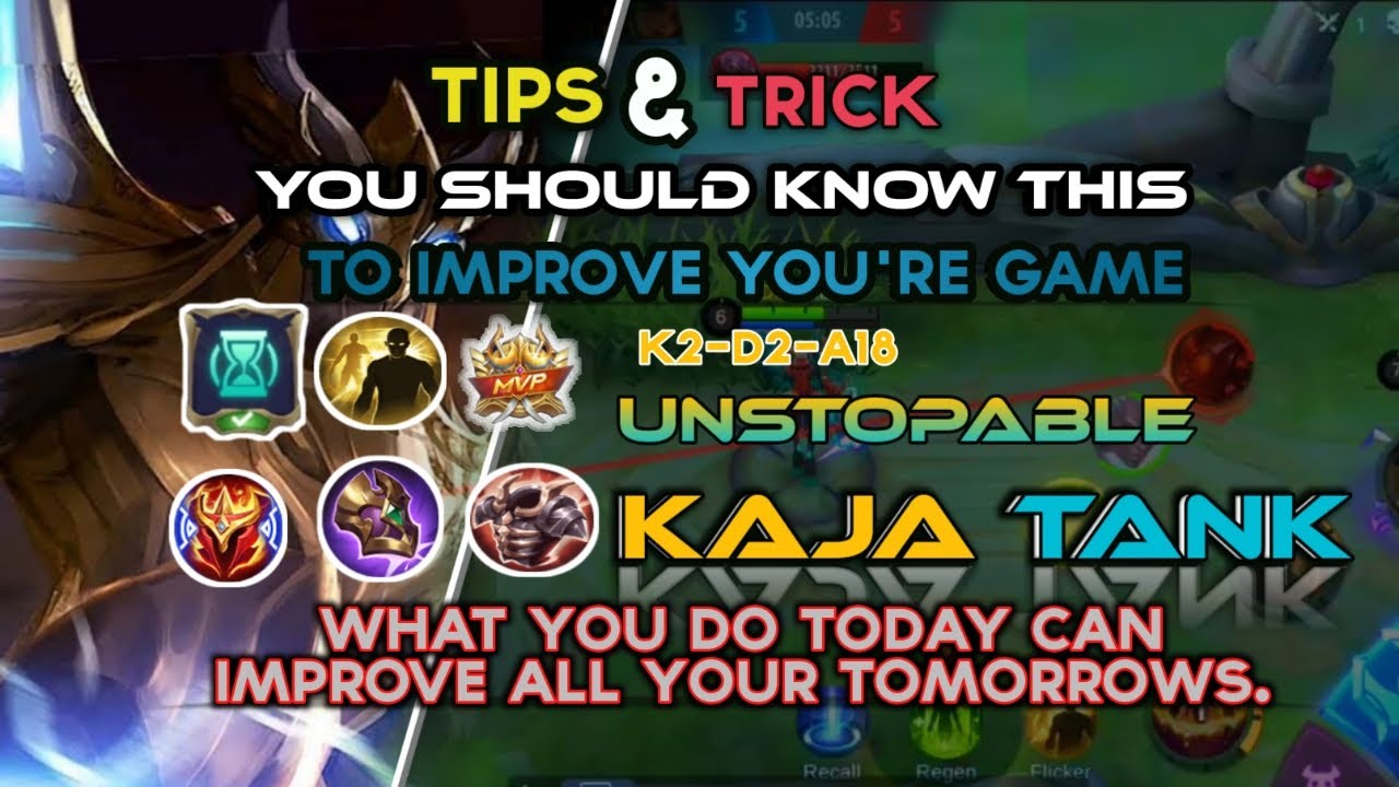 UNSTOPABLE KAJA TANK MVP TUTORIAL | tips and tricks | MLBB - YouTube
