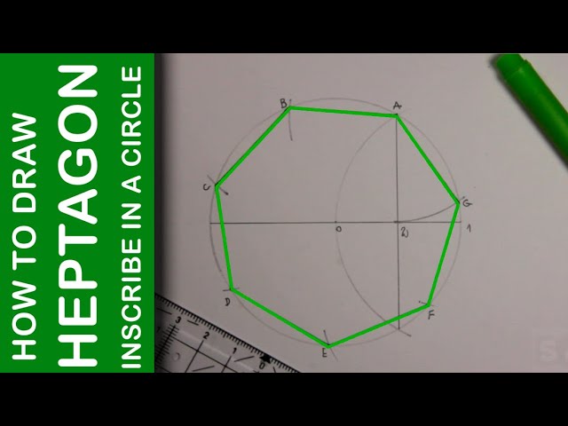 How To Draw A Heptagon Inside A Circle