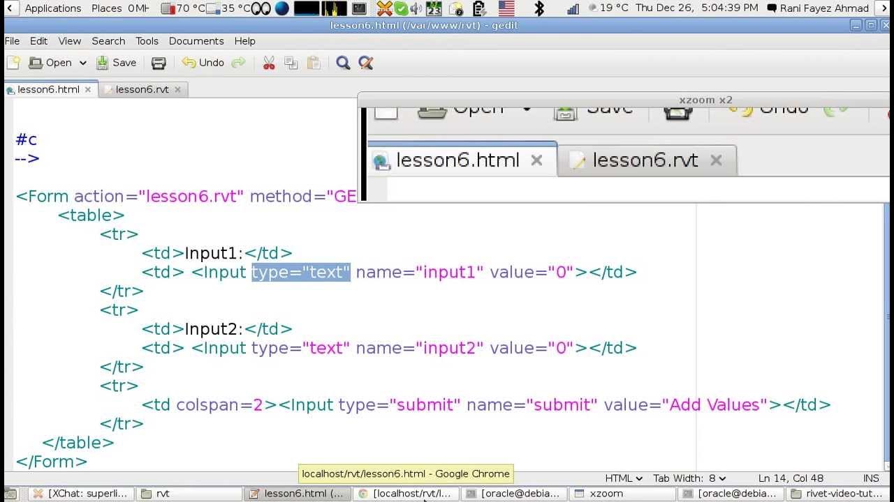 Tcl/Rivet Server Side Scripting Tutorial Lesson 6: GET And POST Variables (English Version ...