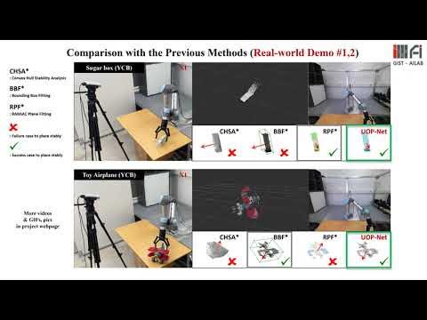 Learning to Place Unseen Objects Stably using a Large-scale Simulation (Demo ver.) - YouTube