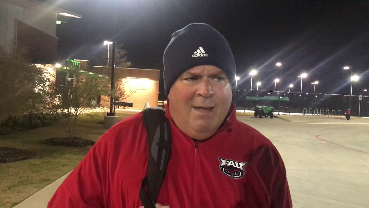 Coach Baker after win over Charlotte - YouTube