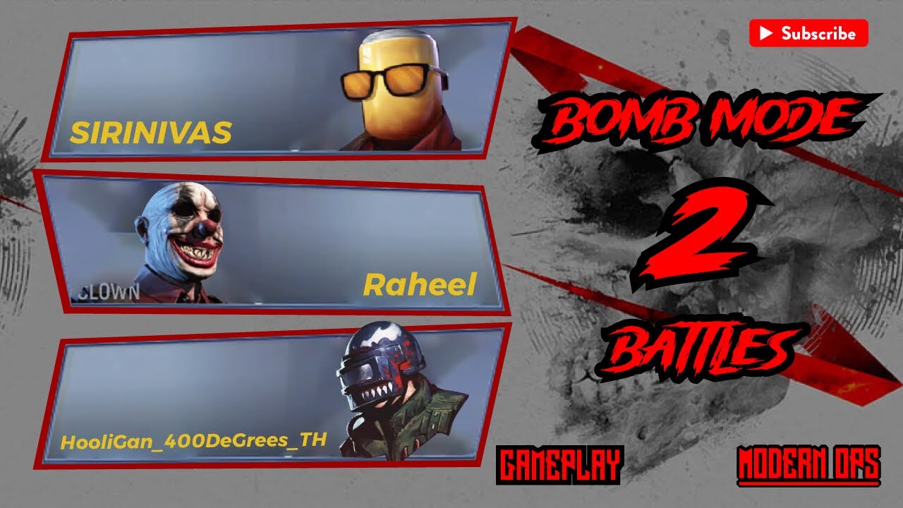 Modern ops - 2 Battles Bomb mode | Hard Battle| Gameplay - YouTube