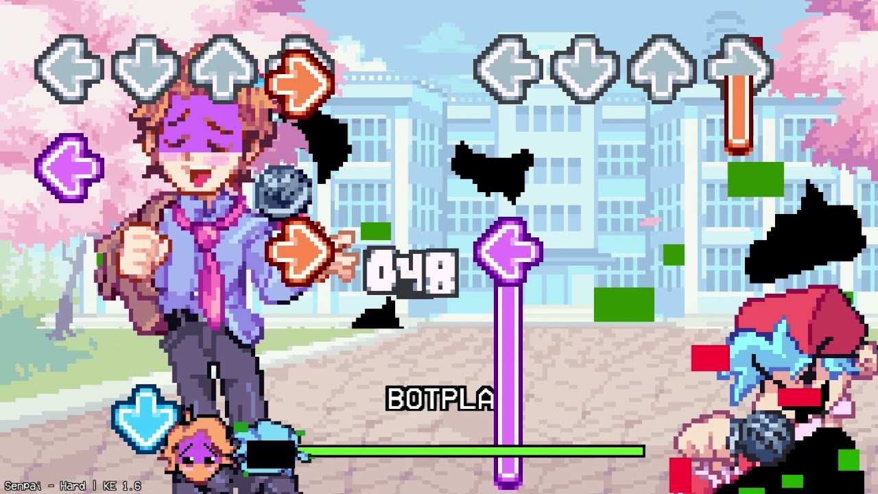 senpai vs glich boyfriend/ fnf x pibby - YouTube
