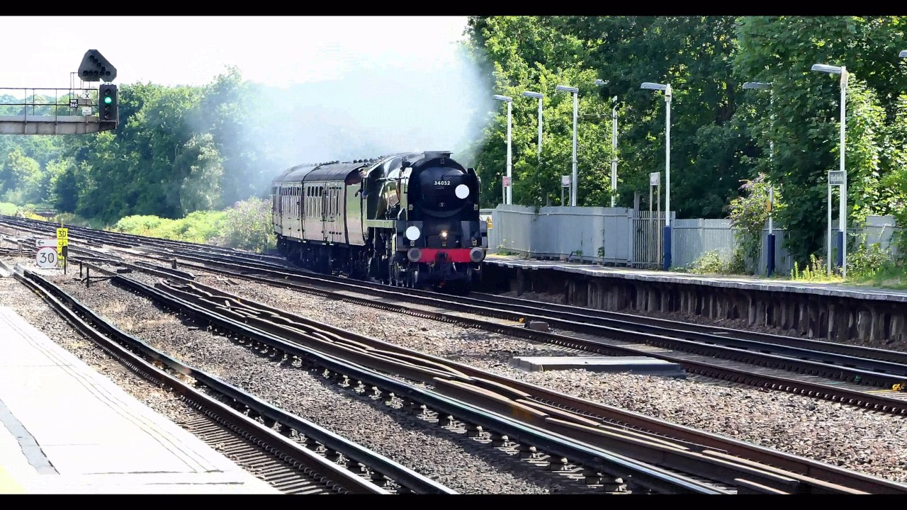 THE END of SOUTHERN STEAM, 34052. Sat. 8th. July 2017 - YouTube