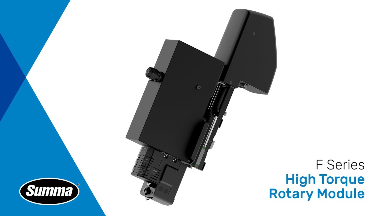 Summa / F Series / High Torque Rotary Module - YouTube