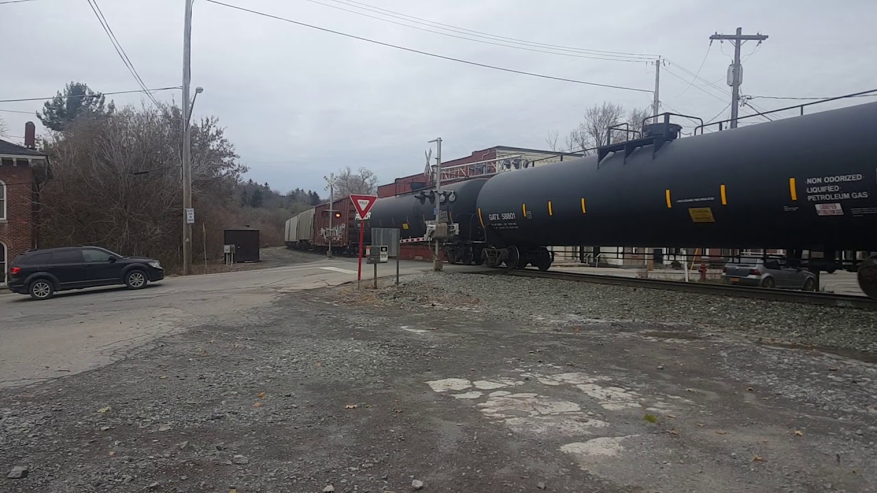 NS 310 With Operation Lifesaver 9250 Leading At Main Street In Attica ...