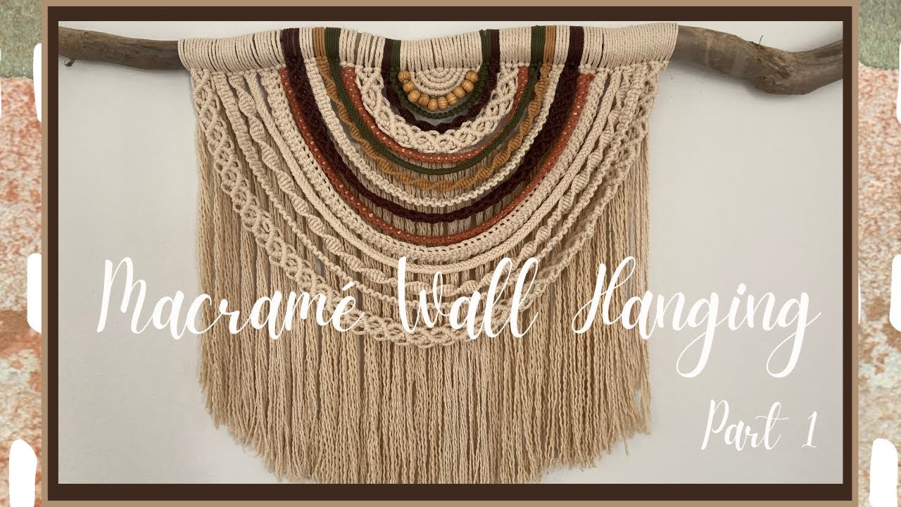 Big Macramé Wall Hanging - YouTube