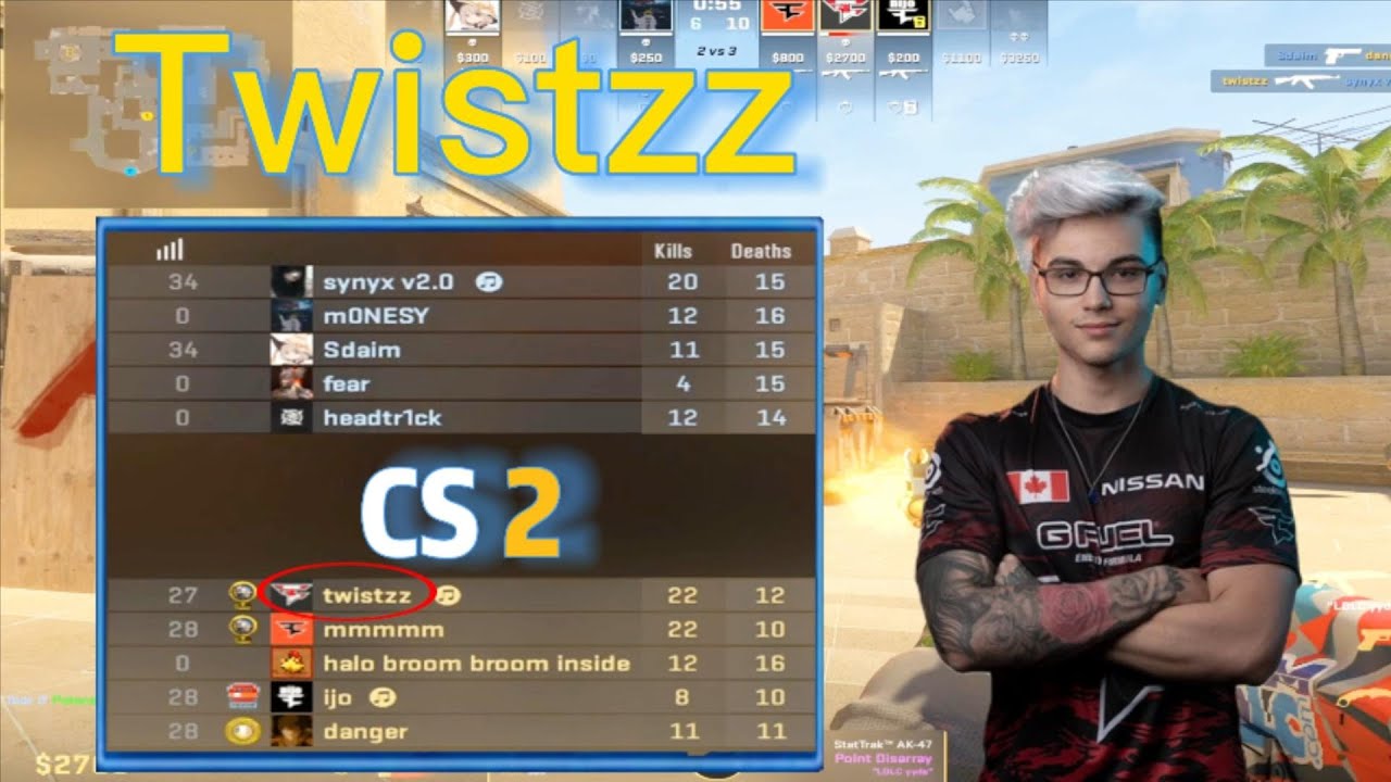 Twistzz PLAYS CS2 ￨ FaZe vs m0NESY ￨ 22KILLS - 68%HS ￨ (CS2 MIRAGE POV ...