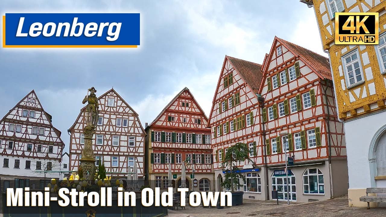 Medieval Towns in Germany: Leonberg - Stroll in the Old Town - YouTube
