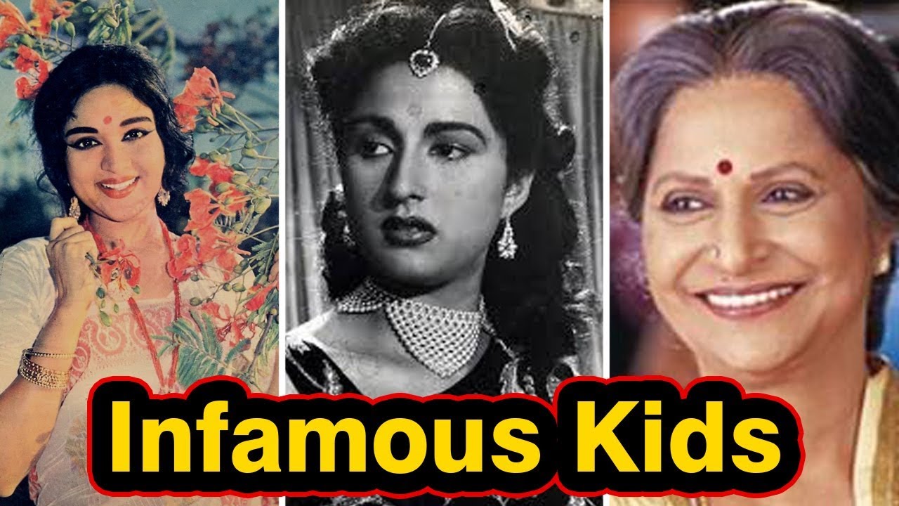 Yesteryear Actresses And Their Infamous Children !! - YouTube