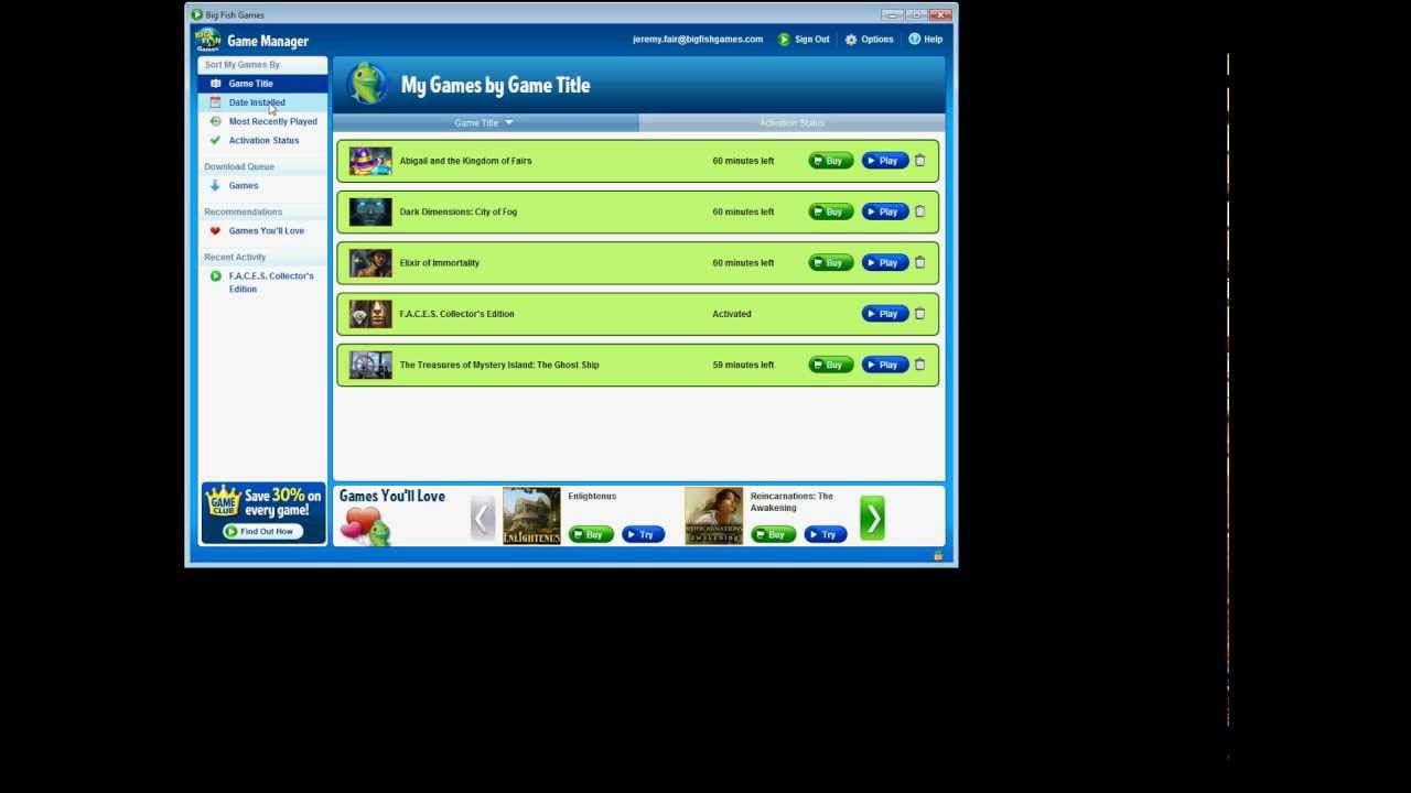 Customer Support | Game Manager 3.0 Features - YouTube