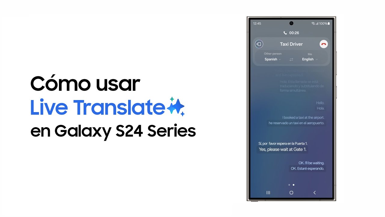 Cómo usar Live Translate | Galaxy AI | Galaxy S24 Series | Samsung ...