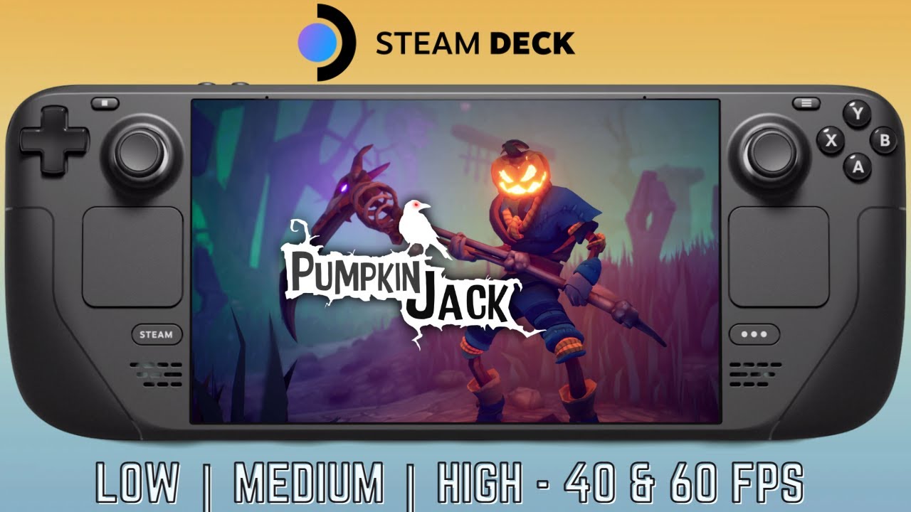 Pumpkin Jack Steam Deck (64GB) Gameplay | Low, Medium, High | 40 & 60 ...